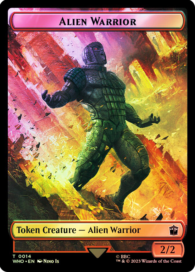{Alien Warrior Token} // {Soldier Token} | Doctor Who Commander | Star ...