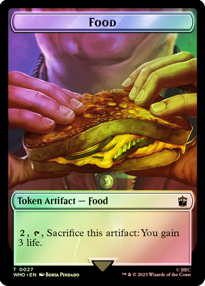 {Food Token} (#027) // {Warrior Token} | Doctor Who Commander | Star ...
