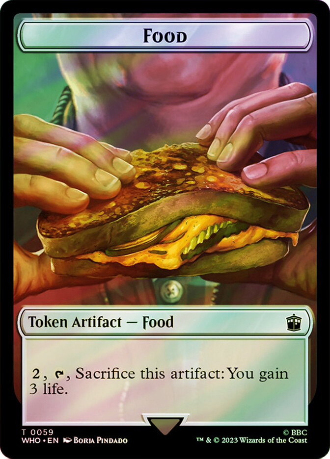 {Food Token} // {Human Token} | Doctor Who Commander | Star City Games