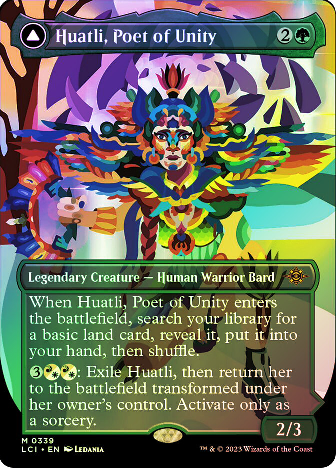 Huatli, Poet of Unity // Roar of the Fifth People (Borderless) | The ...