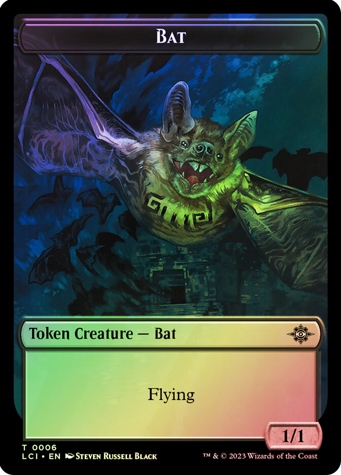 {Bat Token} // {Treasure Token} (#018) | The Lost Caverns of Ixalan ...