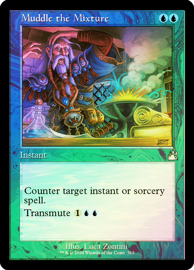 Muddle the Mixture (Retro Frame) | Ravnica Remastered - Retro Frame ...