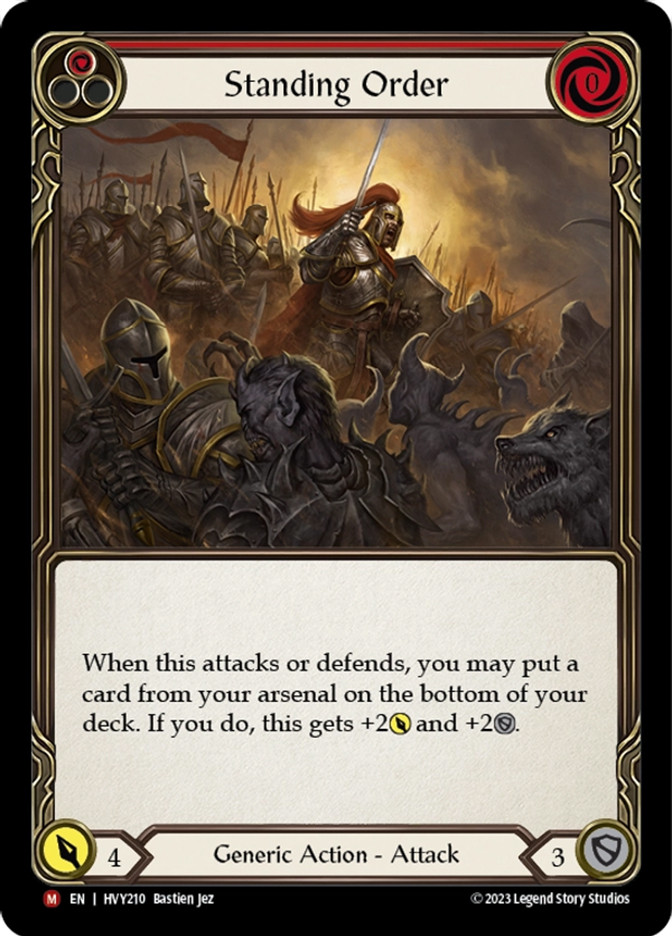 Standing Order | Heavy Hitters | Star City Games