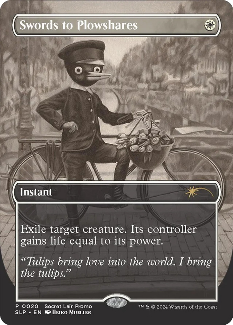 Swords to Plowshares (Secret Lair Promo) (#020) (Borderless) | Promo: General | Star City Games