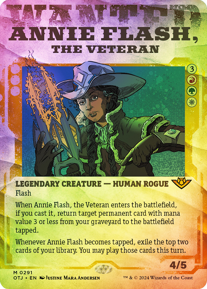 Annie Flash, the Veteran (Showcase) | Outlaws of Thunder Junction ...