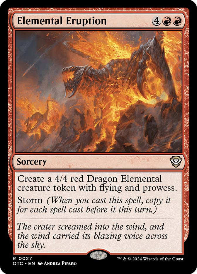 Elemental Eruption | Outlaws of Thunder Junction Commander | Star City ...