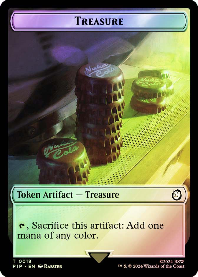 {Treasure Token} (#018) // {Warrior Token} | Fallout Commander | Star ...