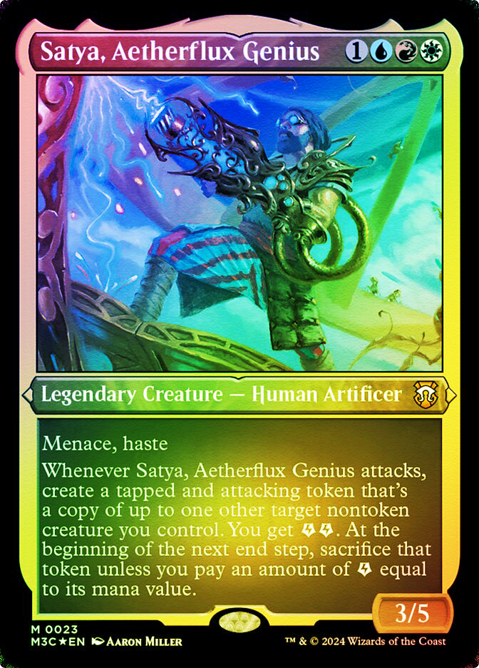Satya, Aetherflux Genius | Modern Horizons 3 Commander | Star City Games