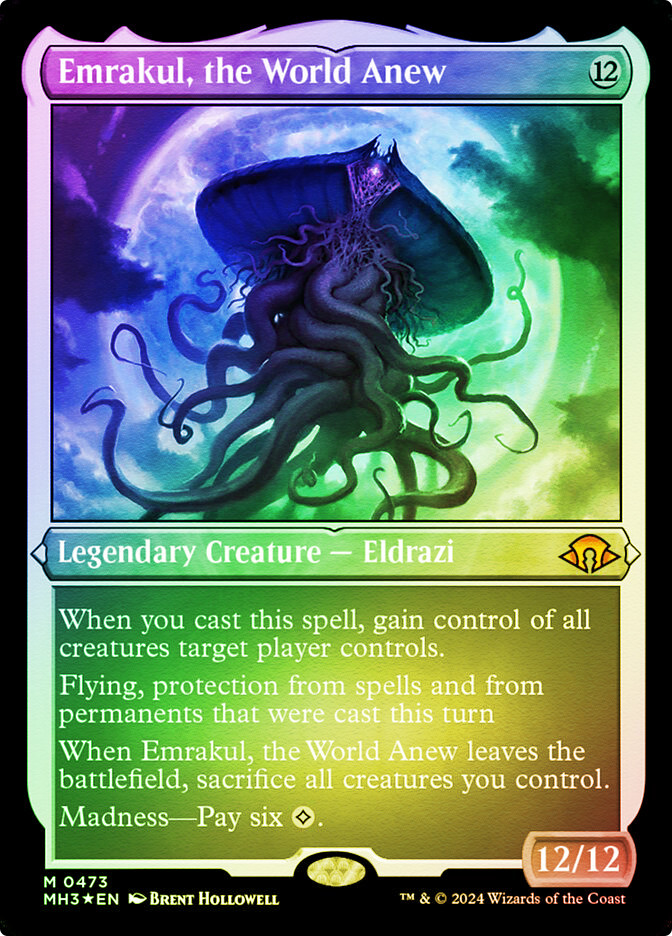 Emrakul, the World Anew (Foil Etched) | Modern Horizons 3 - Alternate ...