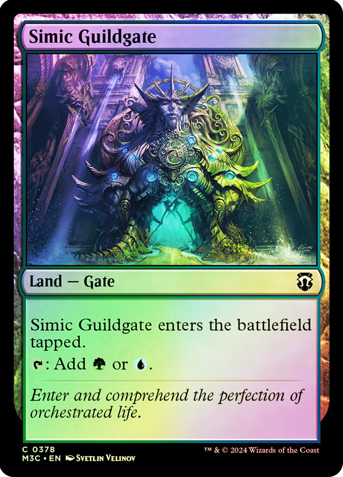 Simic Guildgate (Ripple Foil) | Modern Horizons 3 Commander - Alternate ...