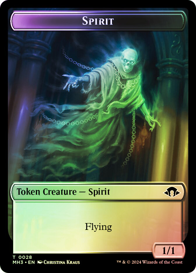 {Eldrazi Spawn Token} // {Spirit Token} (White/Black) | Modern Horizons ...