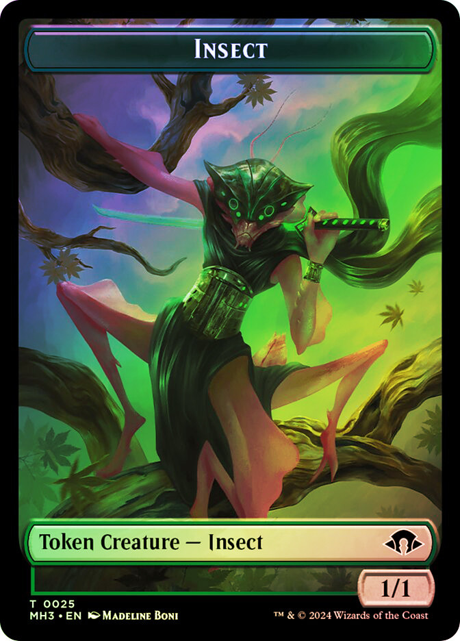 {Insect Token} (Green) // {Servo Token} | Modern Horizons 3 | Star City ...