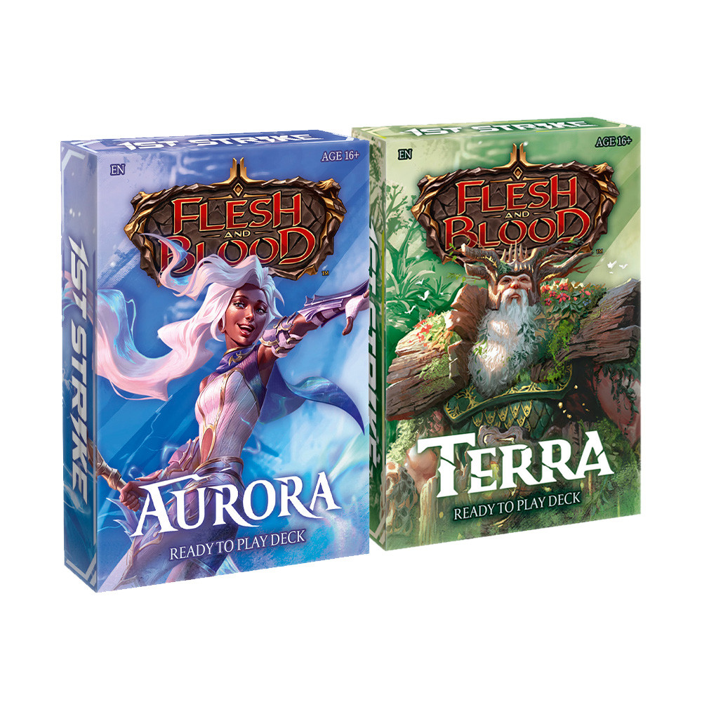 Flesh and Blood - 1st Strike Deck Set of 2: Aurora & Terra | Star City ...