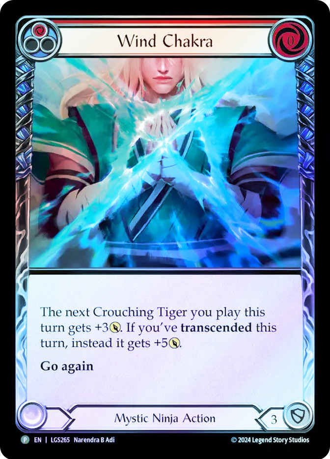 Wind Chakra (Red) (Prerelease) | Promotional Cards | Star City Games