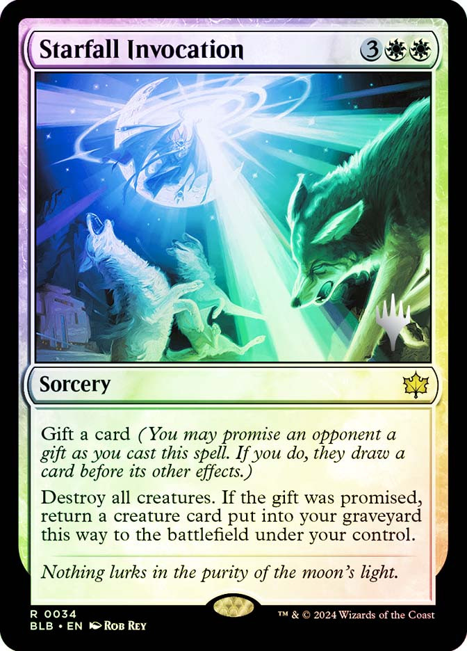 Starfall Invocation (Promo Pack) (Bloomburrow) | Promo: Planeswalker ...