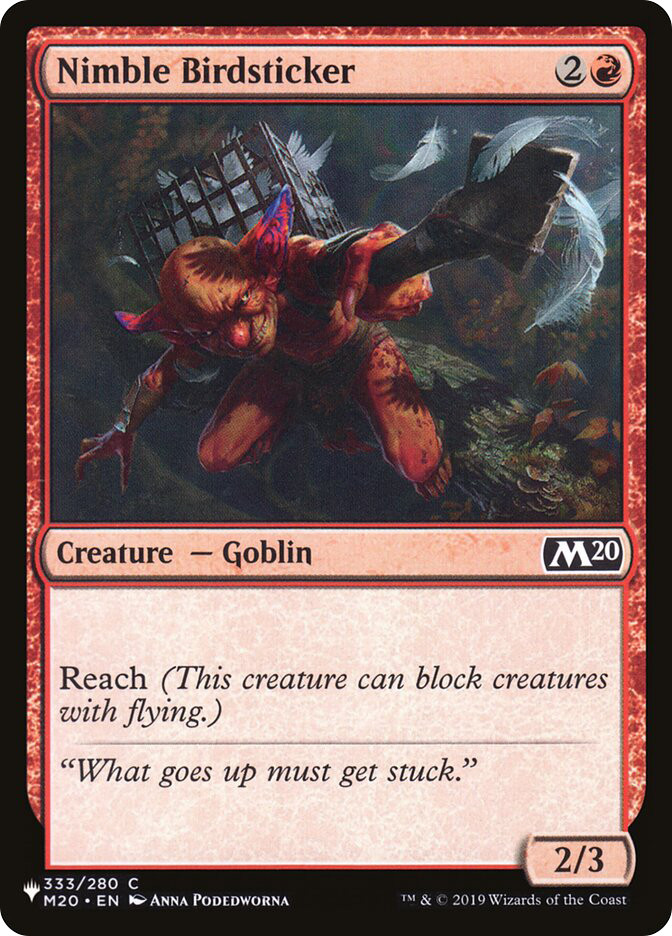 Nimble Birdsticker | Planeswalker Symbol Reprints | Star City Games