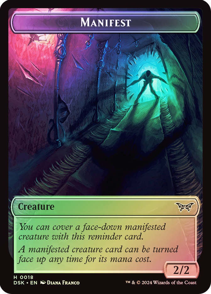 {Beast Token} // {Manifest Token} | Duskmourn: House of Horror | Star ...