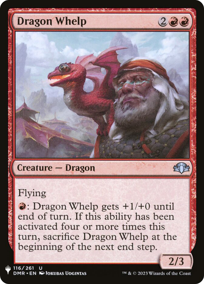 Dragon Whelp (Dominaria Remastered) | Planeswalker Symbol Reprints ...