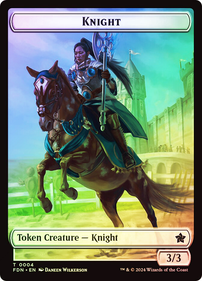 {Human Token} // {Knight Token} | Foundations | Star City Games