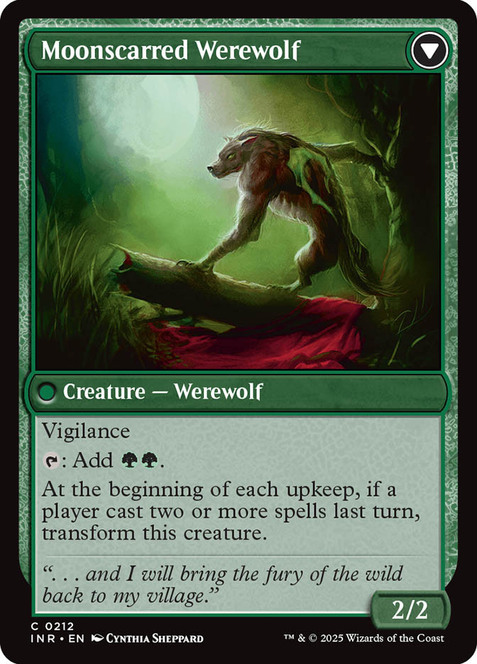 Scorned Villager // Moonscarred Werewolf | Innistrad Remastered | Star ...