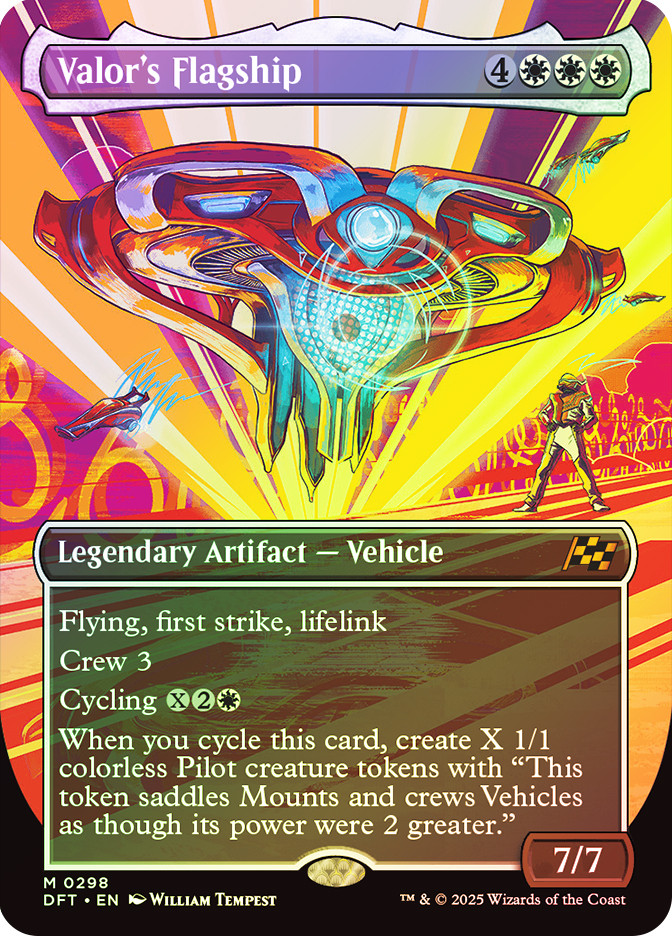 Valor's Flagship (Borderless) | Aetherdrift - Variants | Star City Games