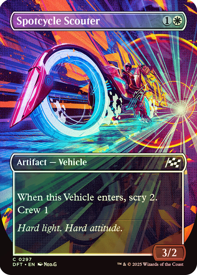 Spotcycle Scouter (Borderless) | Aetherdrift - Variants | Star City Games
