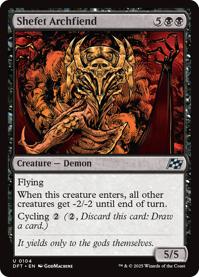 Shefet Archfiend | Aetherdrift | Star City Games