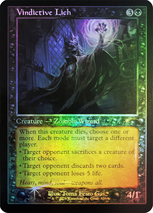Vindictive Lich (Secret Lair) (#856) (Retro Frame) | Promo: General ...