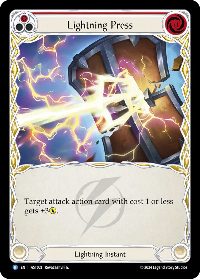 Lightning Press (Red) | Armory Deck: Aurora | Star City Games