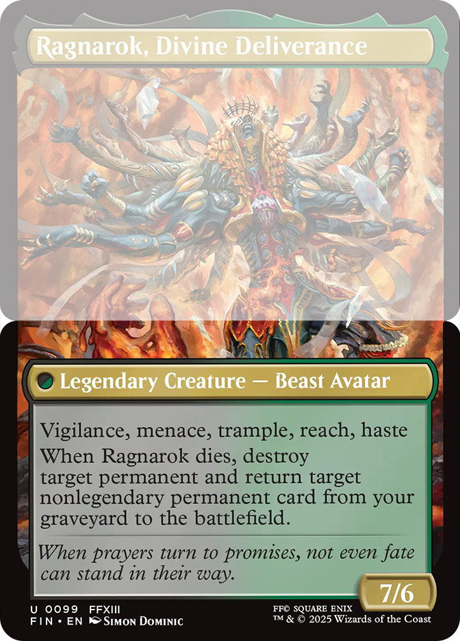 Fang, Fearless l'Cie // Ragnarok, Divine Deliverance (Bottom) | FINAL ...