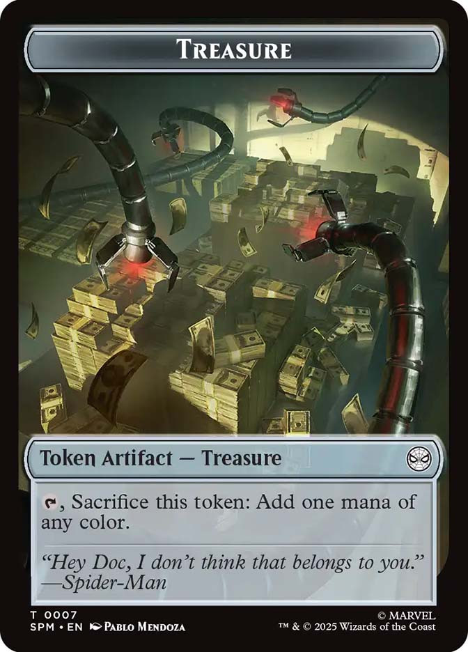 {Spider Token} // {Treasure Token} | Marvel's Spider-Man | Star City Games