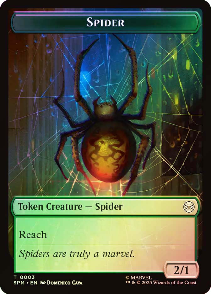 {Food Token} // {Spider Token} | Marvel's Spider-Man | Star City Games