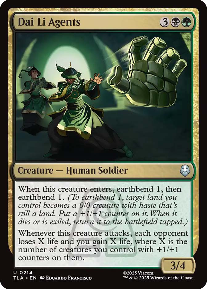 Dai Li Agents | Avatar: The Last Airbender | Star City Games