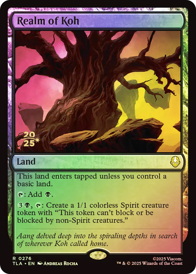 Realm Of Koh Prerelease Avatar The Last Airbender Promo Star