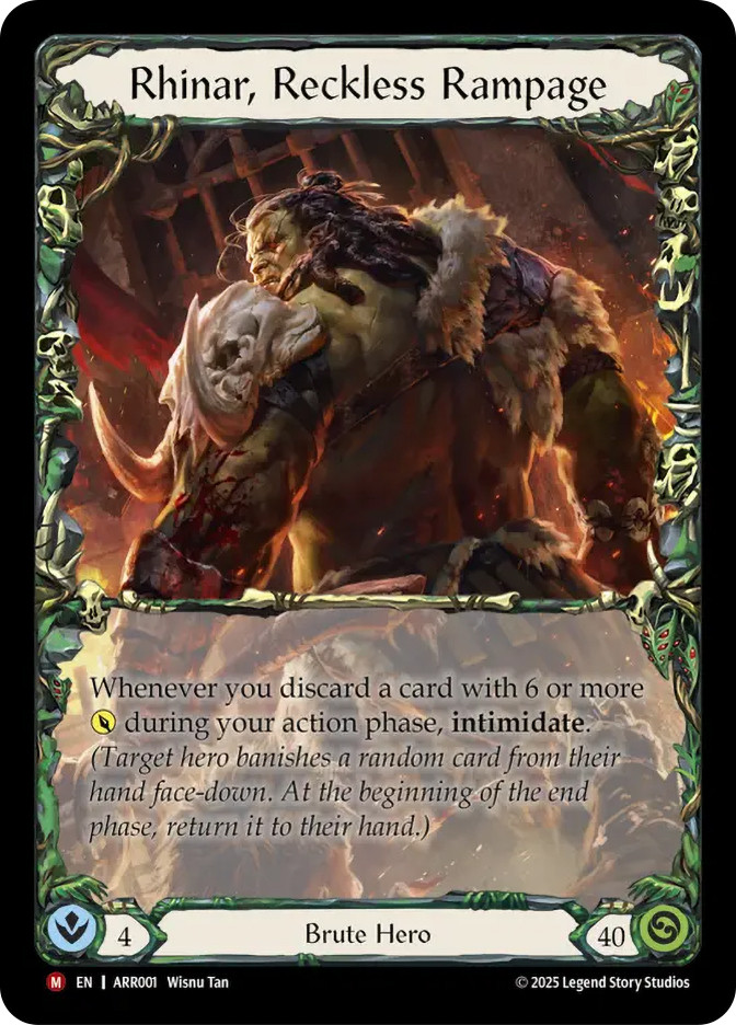 Rhinar, Reckless Rampage | Armory Deck: Rhinar | Star City Games