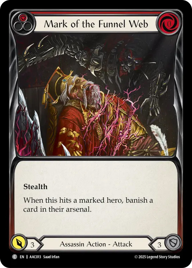 Mark of the Funnel Web (Red) | Armory Deck: Arakni | Star City Games