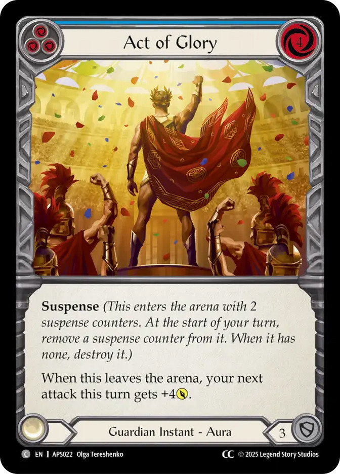 Act of Glory (Blue) (CC Tag) | Armory Deck: Pleiades | Star City Games