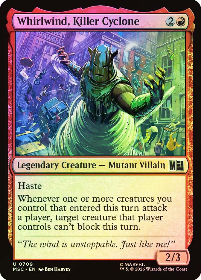 Whirlwind, Killer Cyclone | Marvel Super Heroes Commander | Star City Games
