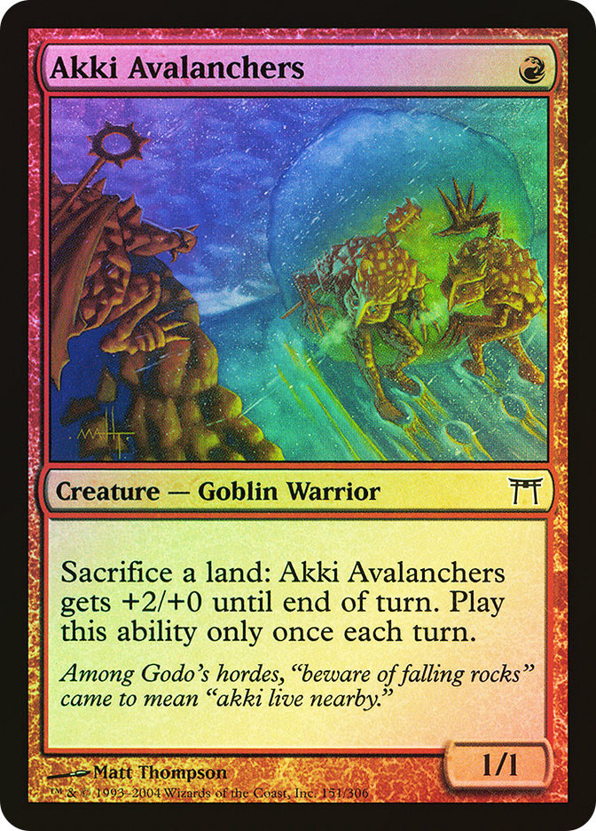 Akki Avalanchers | Champions of Kamigawa | Star City Games