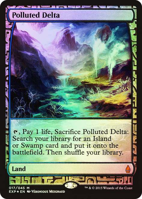 Polluted Delta (Full Art) | Masterpiece Series: Zendikar Expeditions ...