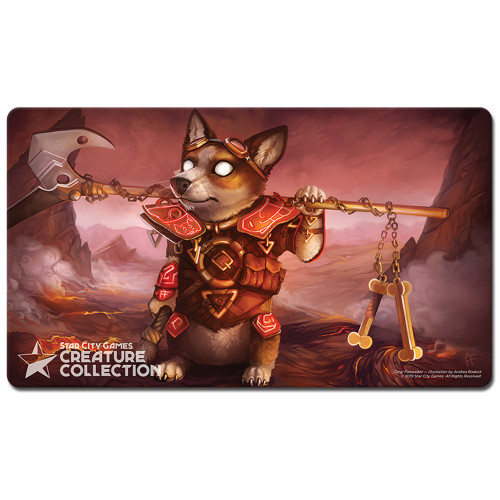 Star City Games Playmat - Creature Collection - Corgi Firewalker | Star ...