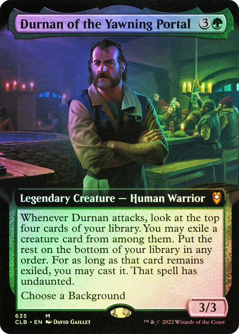 Durnan of the Yawning Portal (Extended Art) | Commander Legends: Battle ...