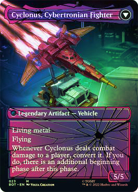Cyclonus, the Saboteur // Cyclonus, Cybertronian Fighter (Borderless ...