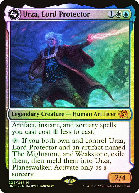 Urza, Lord Protector // Urza, Planeswalker (Top) | The Brothers' War ...