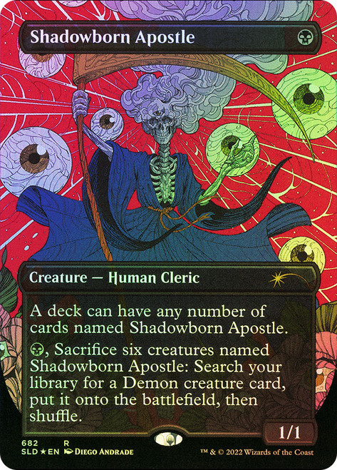 Shadowborn Apostle (Secret Lair) (#682) (Borderless) | Promo: General ...