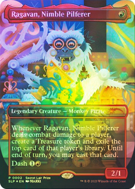 Ragavan, Nimble Pilferer (Secret Lair Prize) (Borderless) | Promo ...