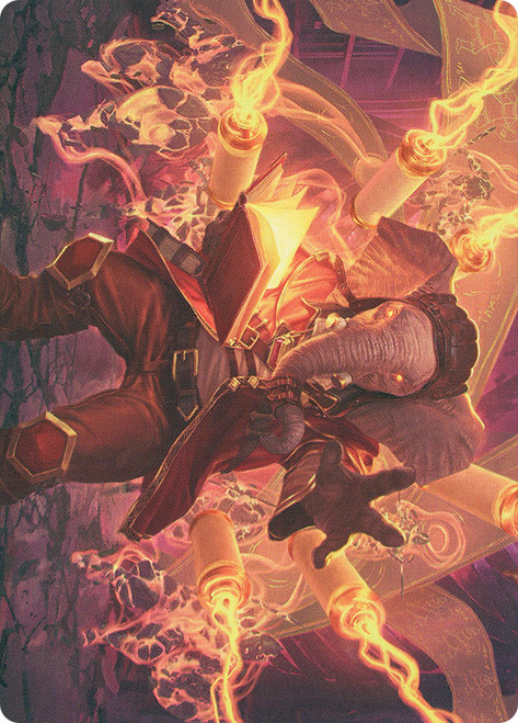 {quintorius Loremaster Art Card} 52 Art Series March Of The