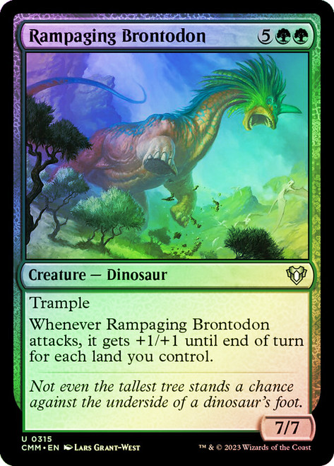 Rampaging Brontodon | Commander Masters | Star City Games