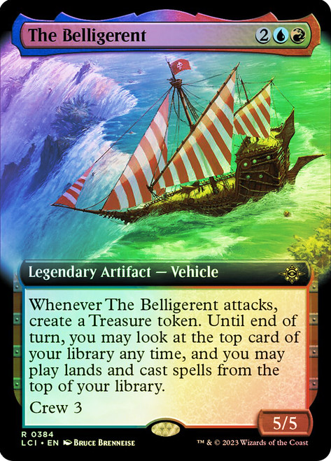 The Belligerent (Extended Art) | The Lost Caverns of Ixalan - Variants ...
