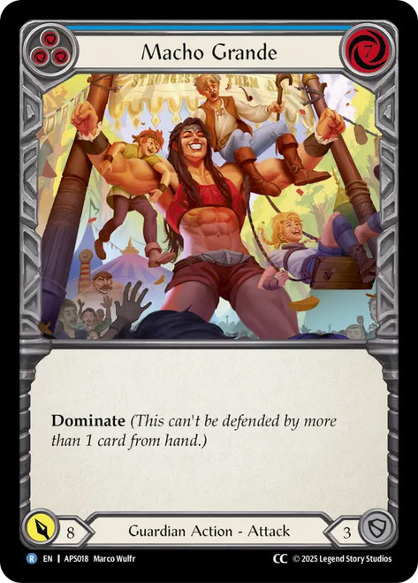 Macho Grande (Blue) (CC Tag) | Armory Deck: Pleiades | Star City Games